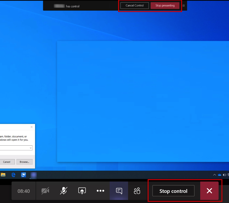 How to Share Desktop Screen/Content and Control in MS Teams ...