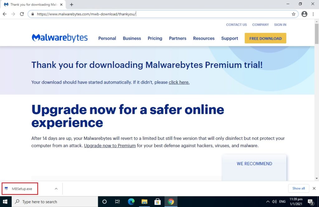 How to Install Malwarebytes on Windows PC - WhatisMyLocalIP