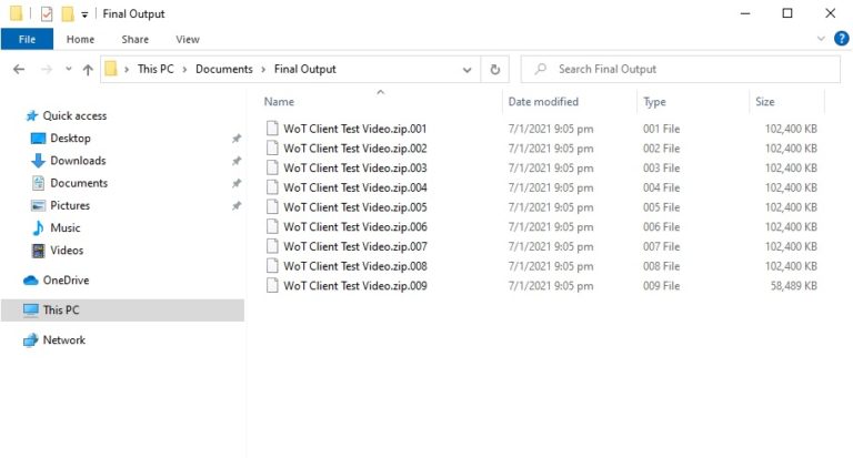How to Archive and Split zip Files via 7-zip - WhatisMyLocalIP