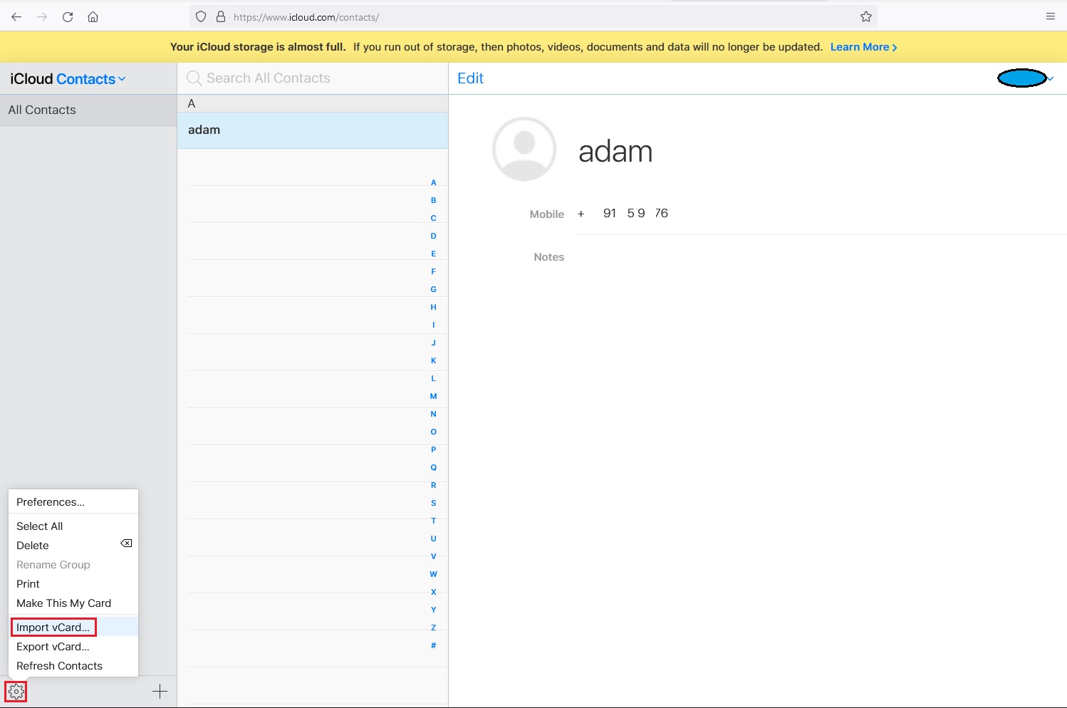 How to Export Android Contacts to iPhone iOS without using Third Party ...